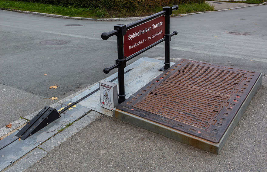 ลิฟต์จักรยาน Trampe Bicycle Lift